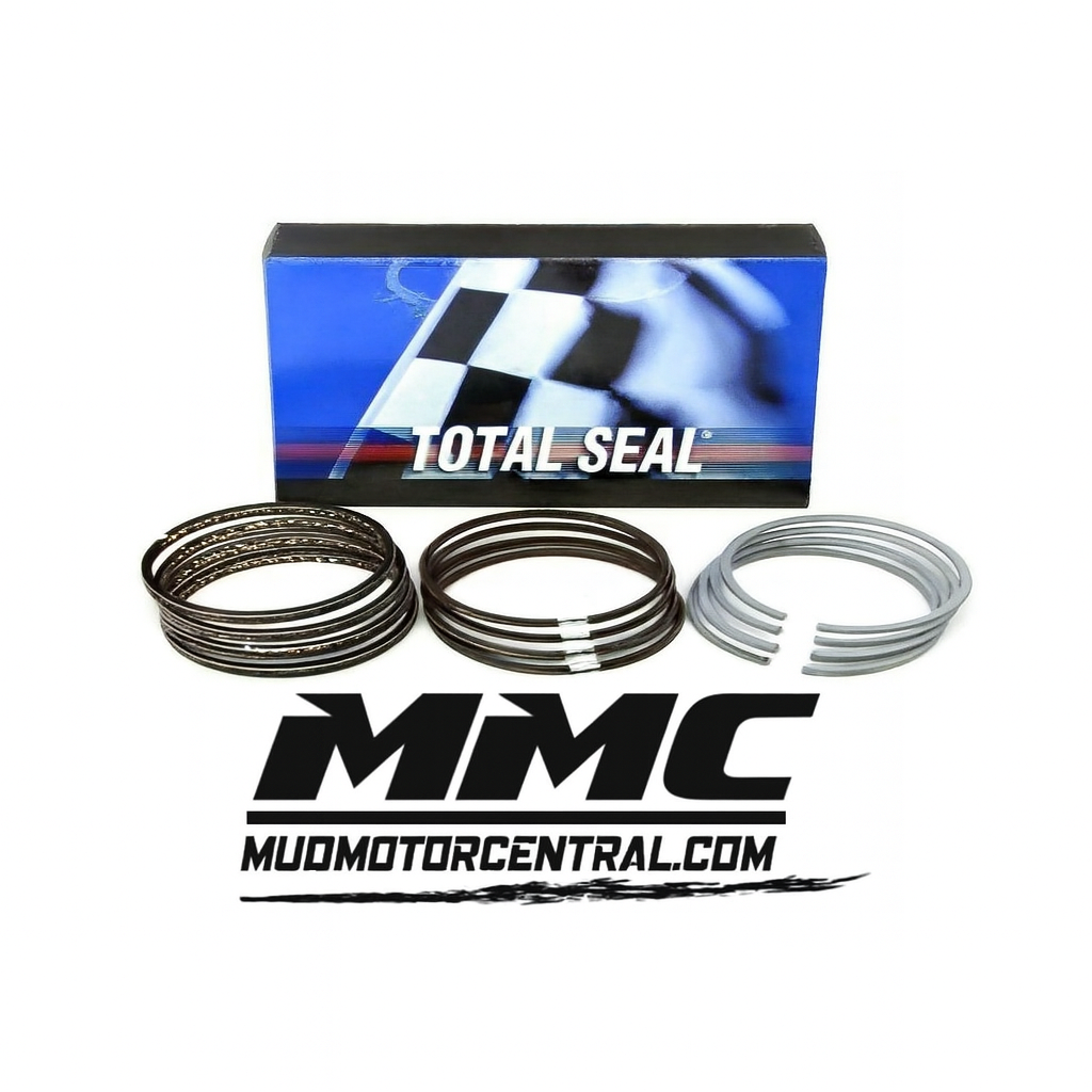Total Seal Performance Piston Rings – Gapless Gas Ported, Fits 25HP–40 ...